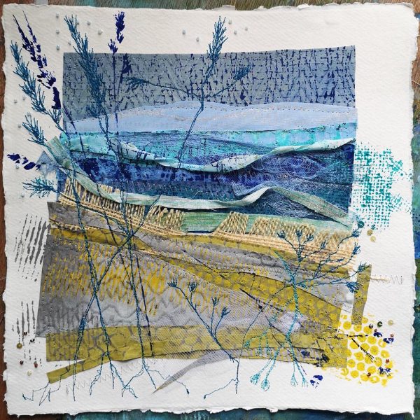 Layered seascape collage - Flourish