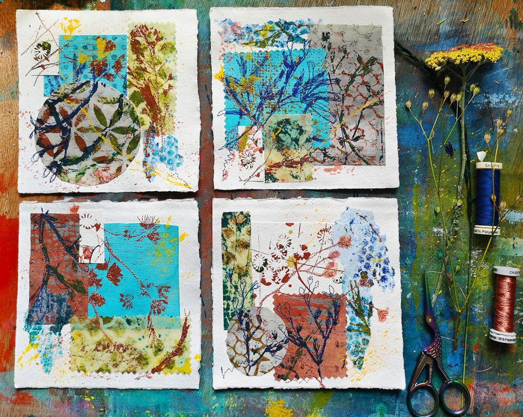Mini Abstract Collage Workshop - Flourish
