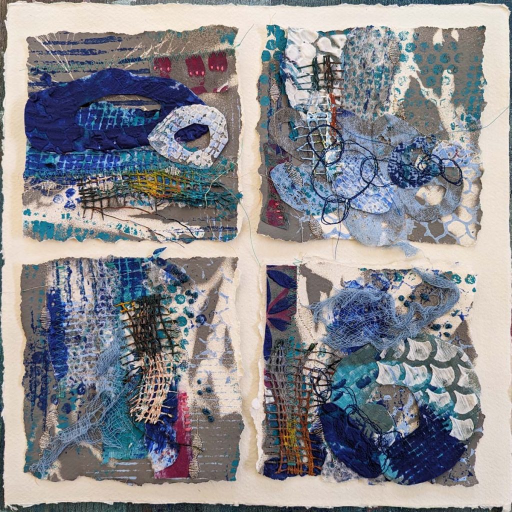 Project for October - Layered Collage - Flourish