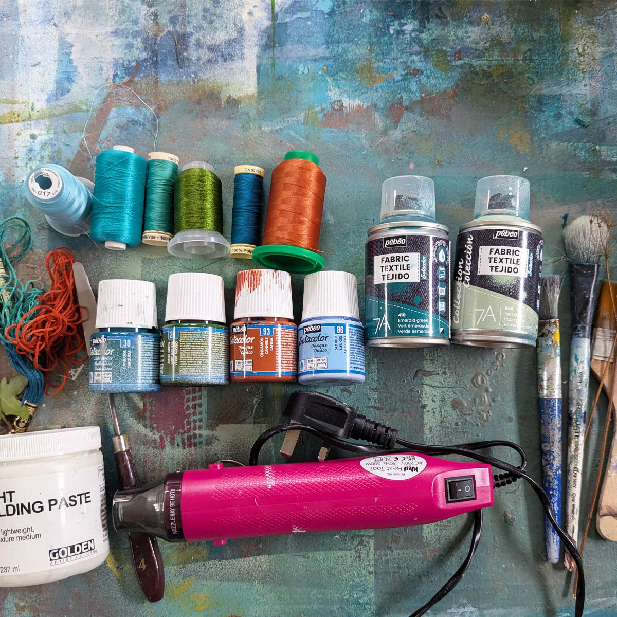 6 creative prompts to get started with mixed media textiles
