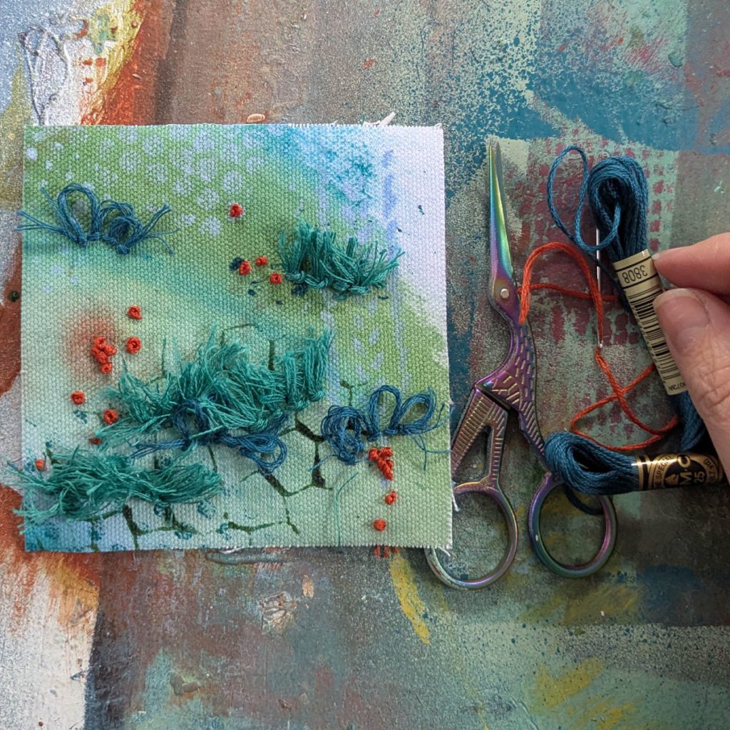 6 creative prompts to get started with mixed media textiles